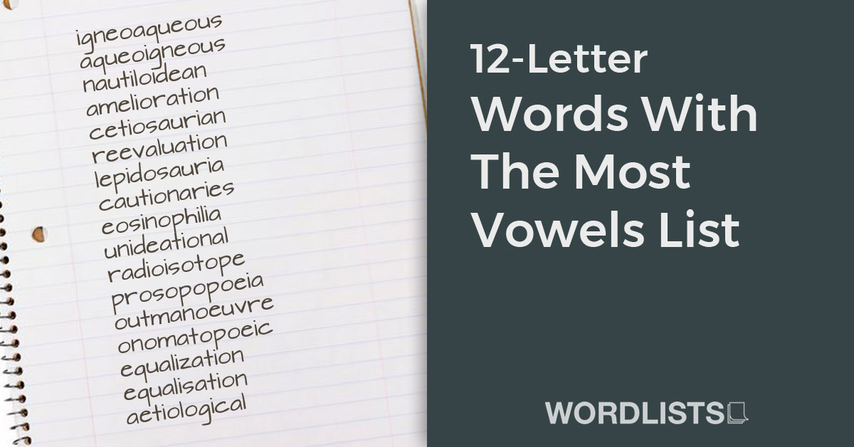 List Of Words Ending In oid 