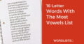 List Of Words With The Suffix "al"