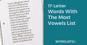 List Of Common 10-Letter Words