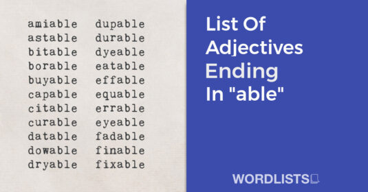 List Of Words Ending In "ge"