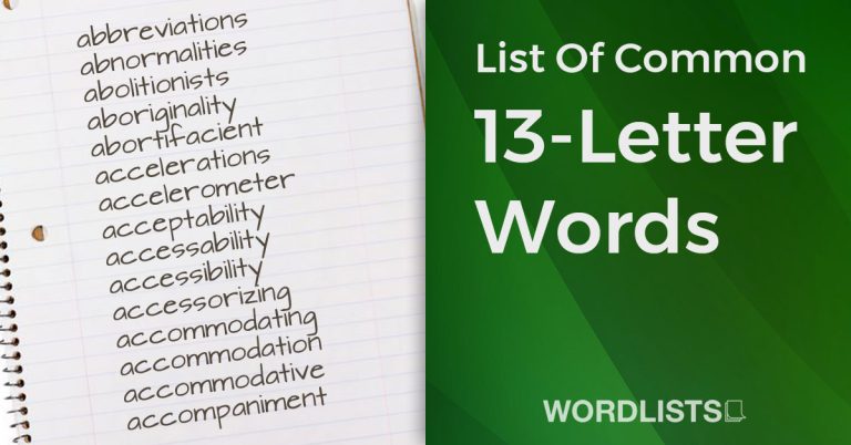 100 Most Common 3-Letter Words
