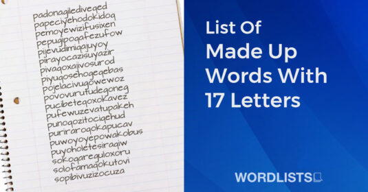 Word Lists Archive - Word Lists