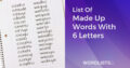 List Of Words Ending In "up"
