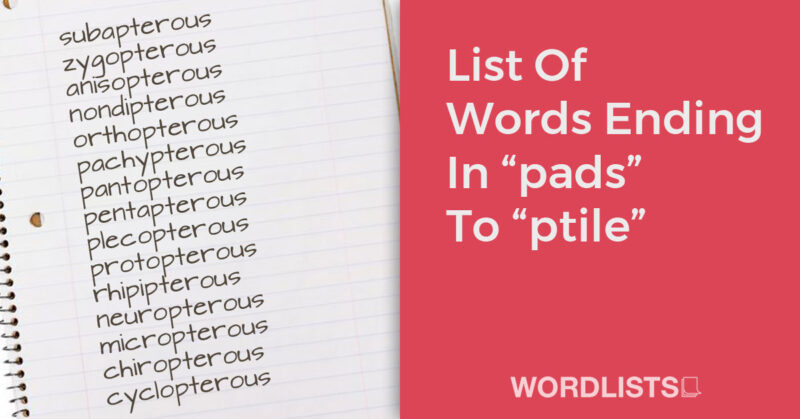 List Of Words With The Prefix "proto"