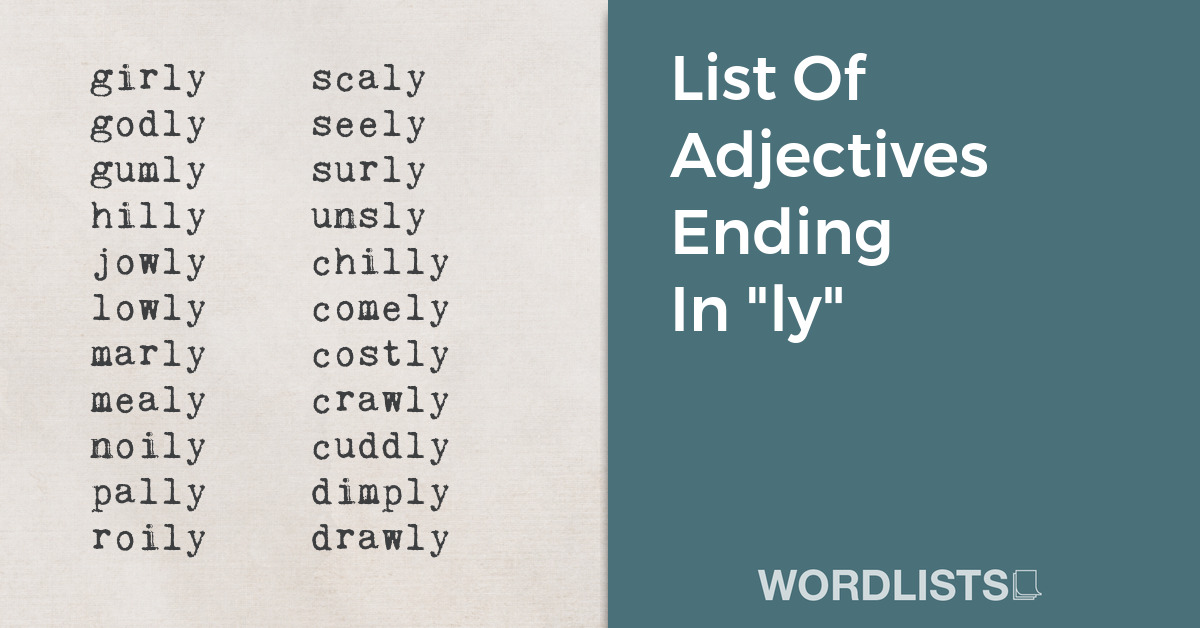 Most Common Rhyming Words List