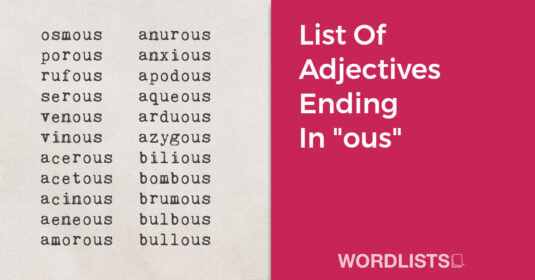 List Of Words Ending In "un"