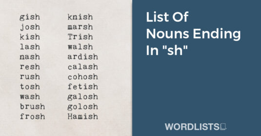 List Of Words Ending In "at"
