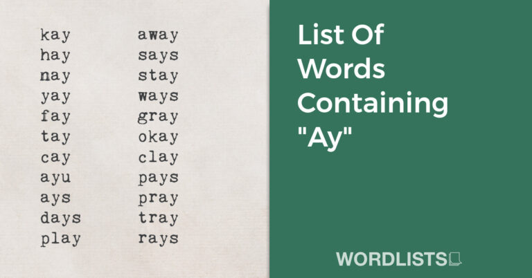 100 Most Common 10-Letter Words