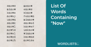 List Of Words Containing "Aw"