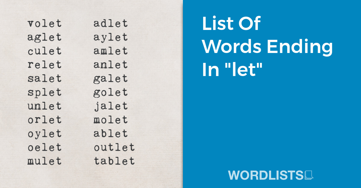 List Of Words Ending In dle 