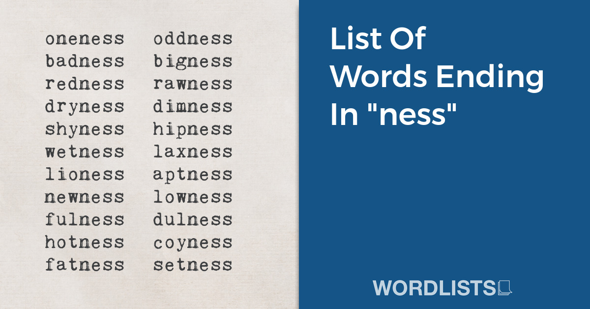 50 Words Associated With Nature