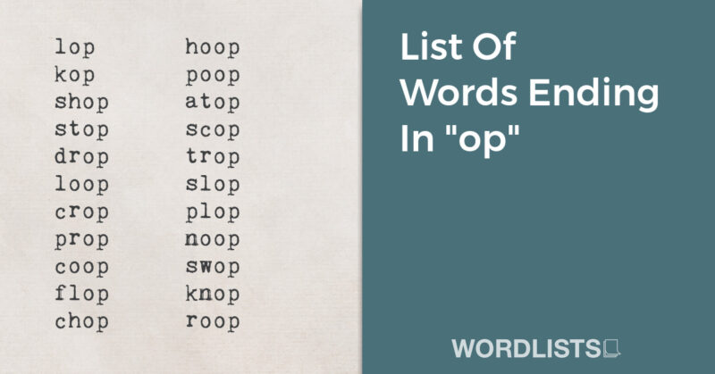 List Of Words Ending In "city"