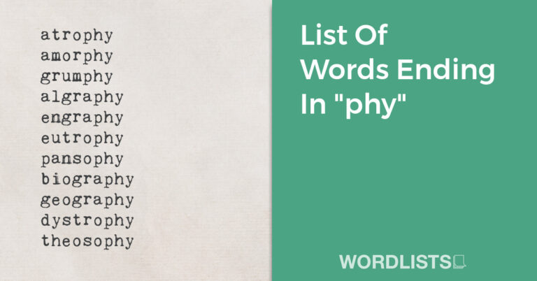 List Of Adjectives Ending In "ly"