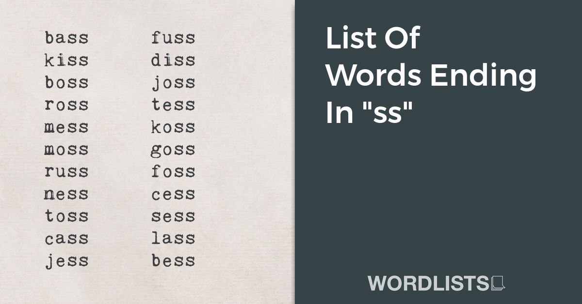 List Of 100 Obsolete English Words