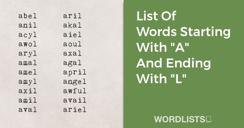 List Of Words With The Prefix "ma"