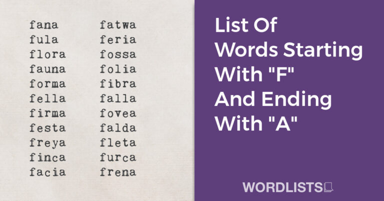 List Of Words With The Suffix "arian"