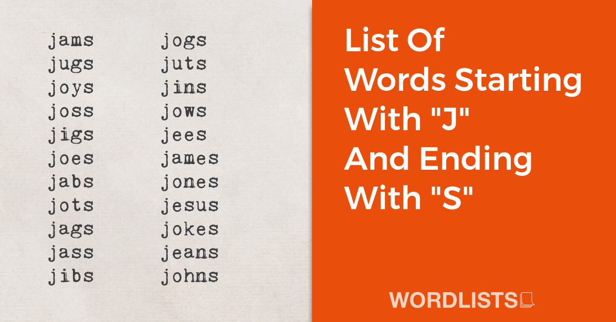 List Of Words Ending In ssed 