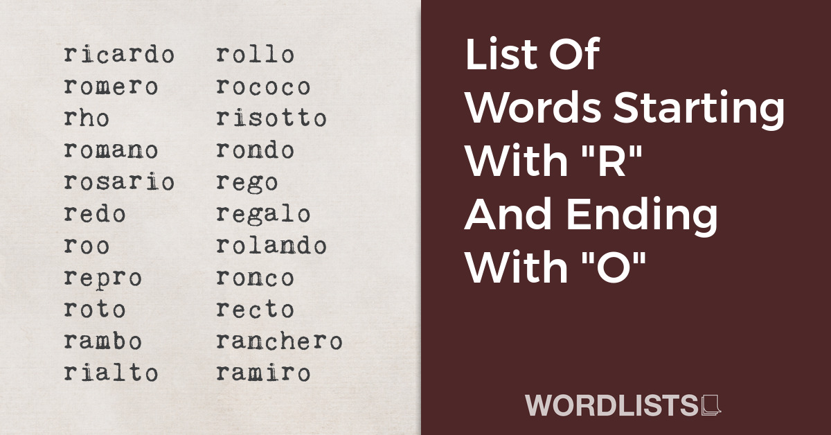 List Of Words Ending In oon 