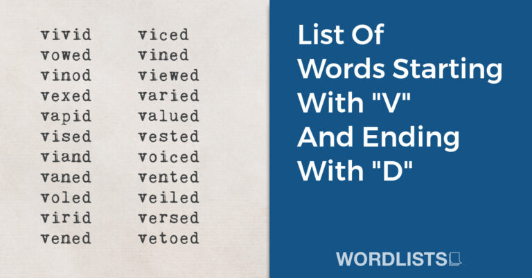 List Of Words Ending In "ast"
