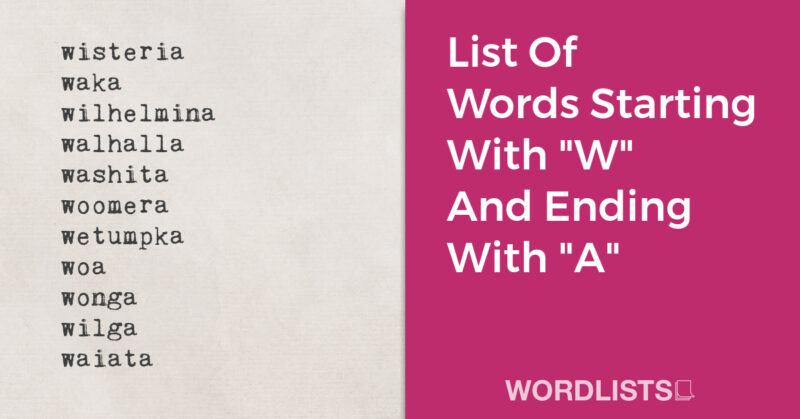 List Of Words Ending In "que"