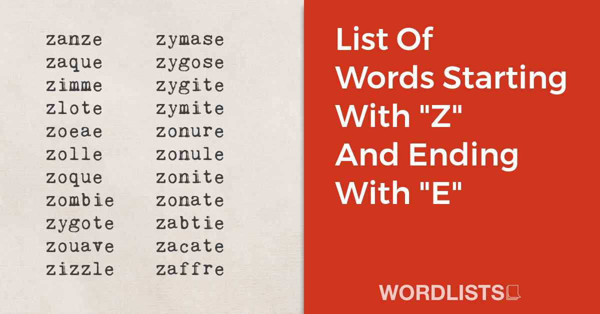 List Of Words Ending In ture 