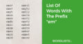 List Of Words With The Prefix "biblio"