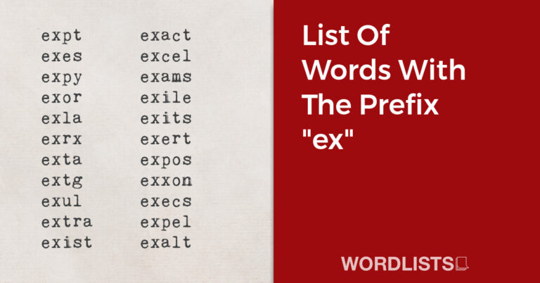 List Of Words With The Prefix "anti"
