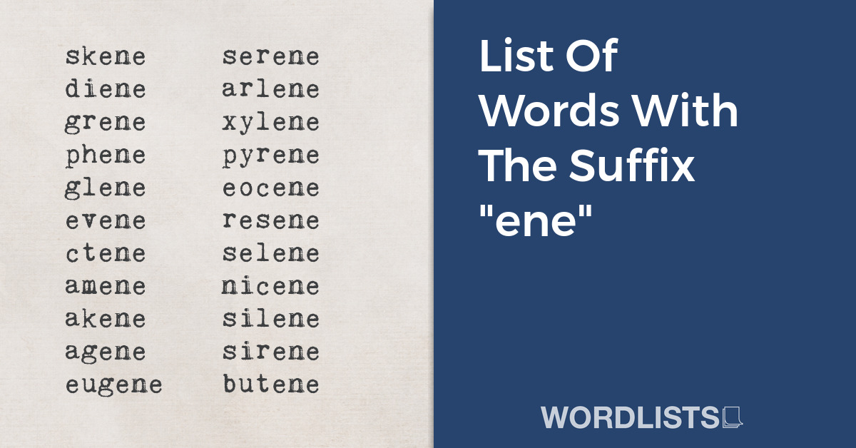 50 Words Associated With The Outdoors