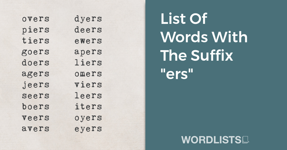 List Of Words Ending In ack 
