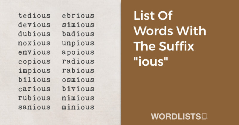 List Of Words Ending In "ture"