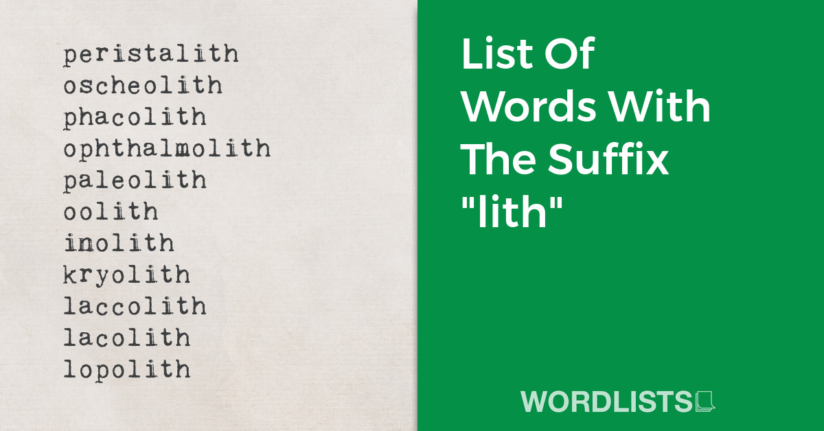 List Of Adjectives Ending In ish 