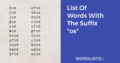 List Of Words With The Suffix "phone"
