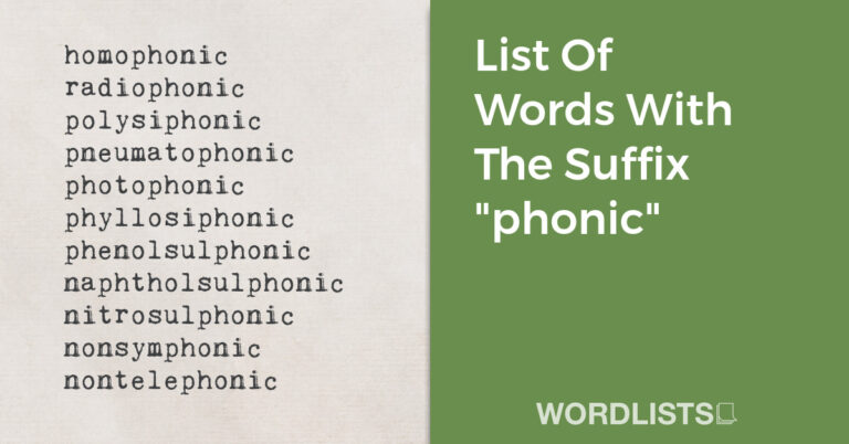 List Of Words With The Prefix "homo" - Word Lists